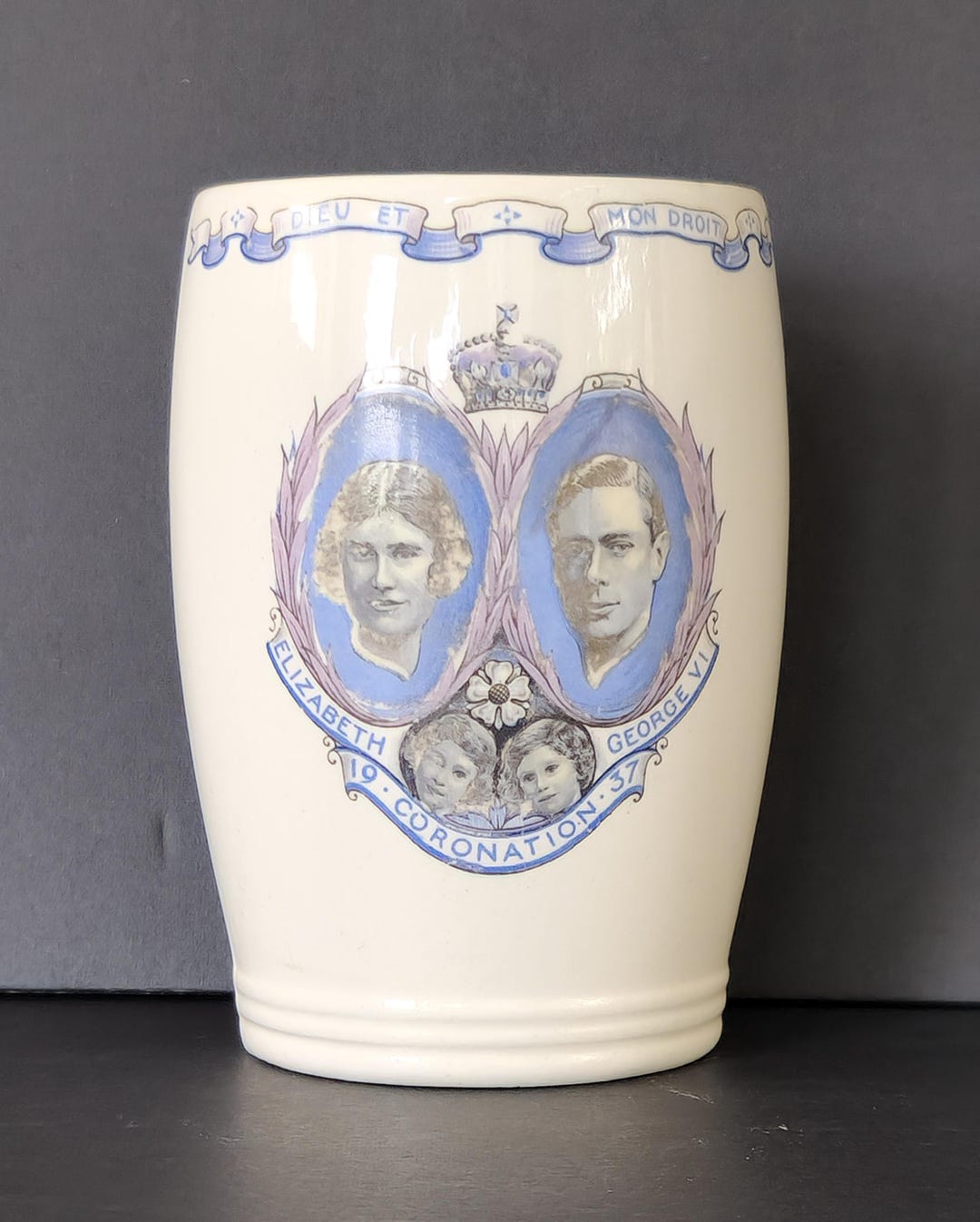 Wedgwood & Co George VI Coronation Beaker 1937 Tunstall Staffordshire ...
