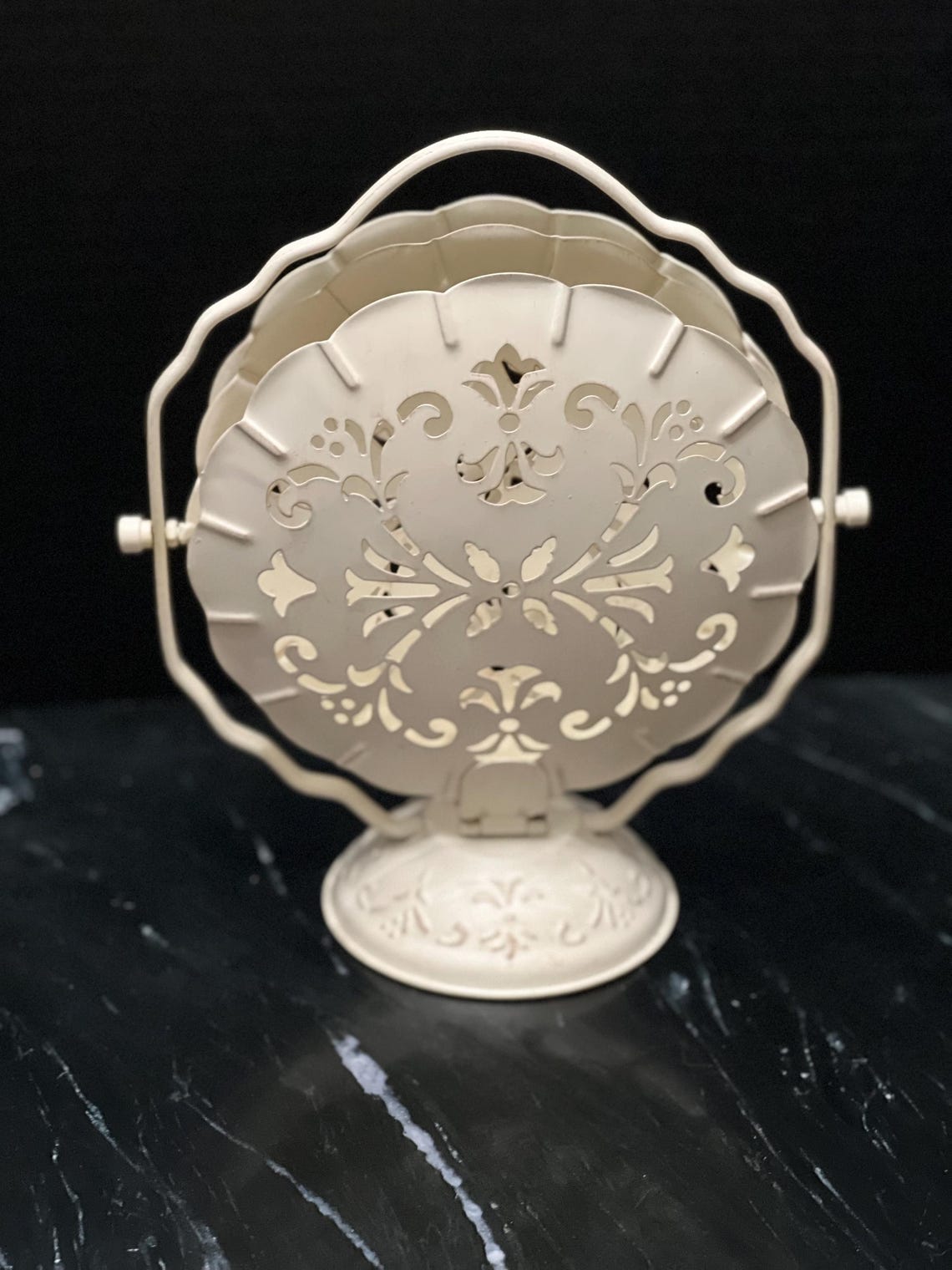 Vintage Victorian Ivory 3 Tier Folding Dessert Pastry Sever. - Etsy