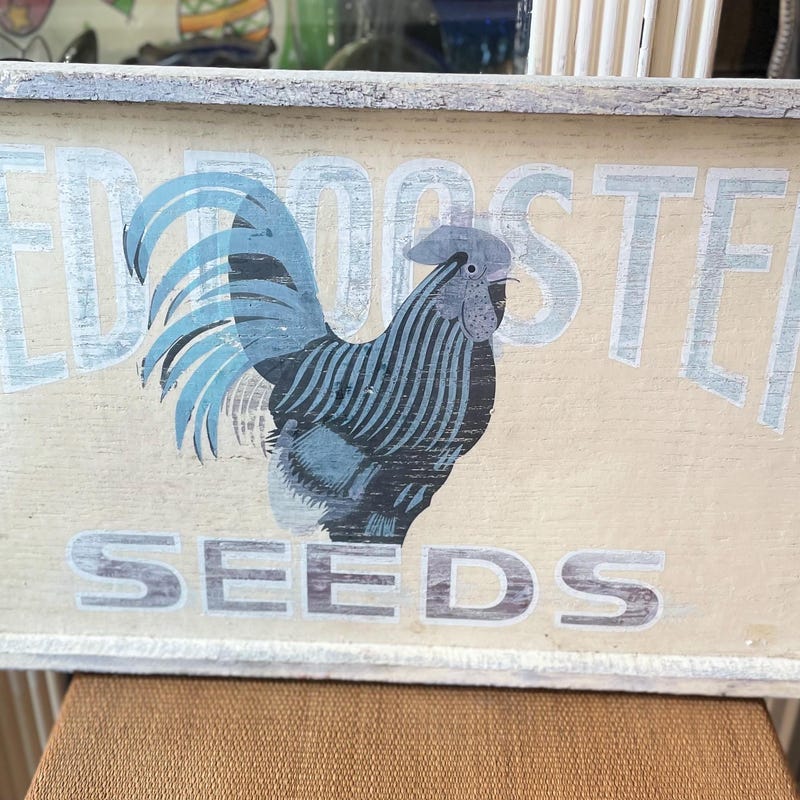 Primitive Rooster - Etsy