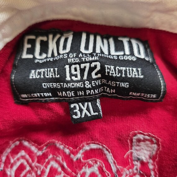 1972 Ecko Raw & Uncut Unlimited Skull Long Sleeve T-s… - Gem