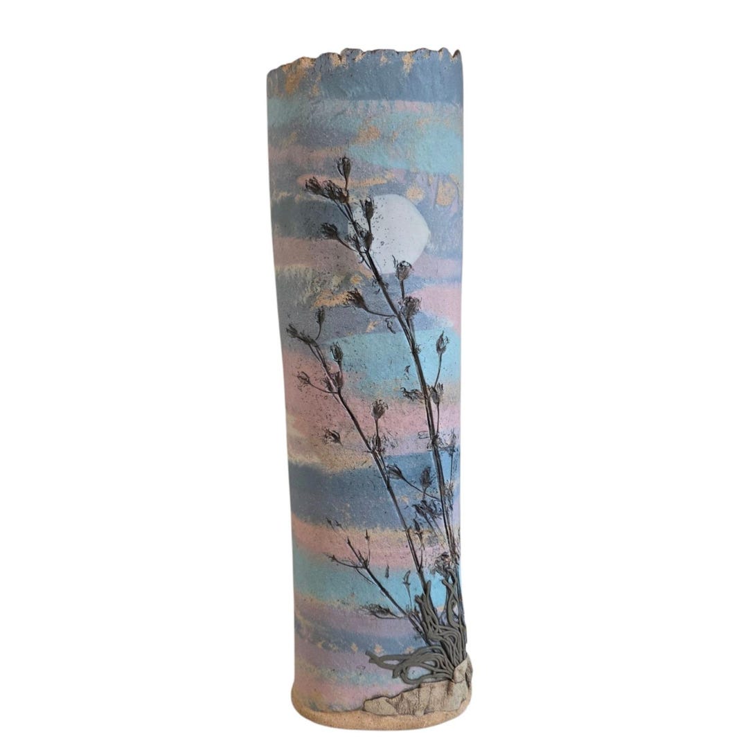 Alan Steinberg Slab Vase, Studio Pottery Vintage Vermont Pottery - Etsy