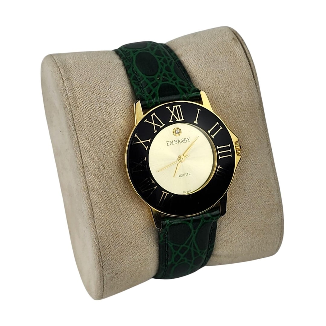 Embassy Em8117 Women Gold-tone Watch Battery Needed - Etsy