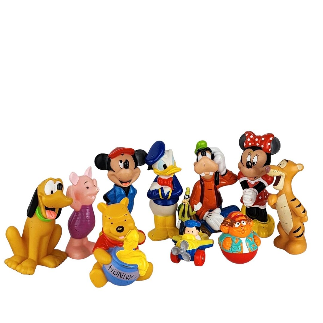 Bundle Disney Characters Toys, Mickey, Goofy, Minnie Mouse, Donald Duck ...