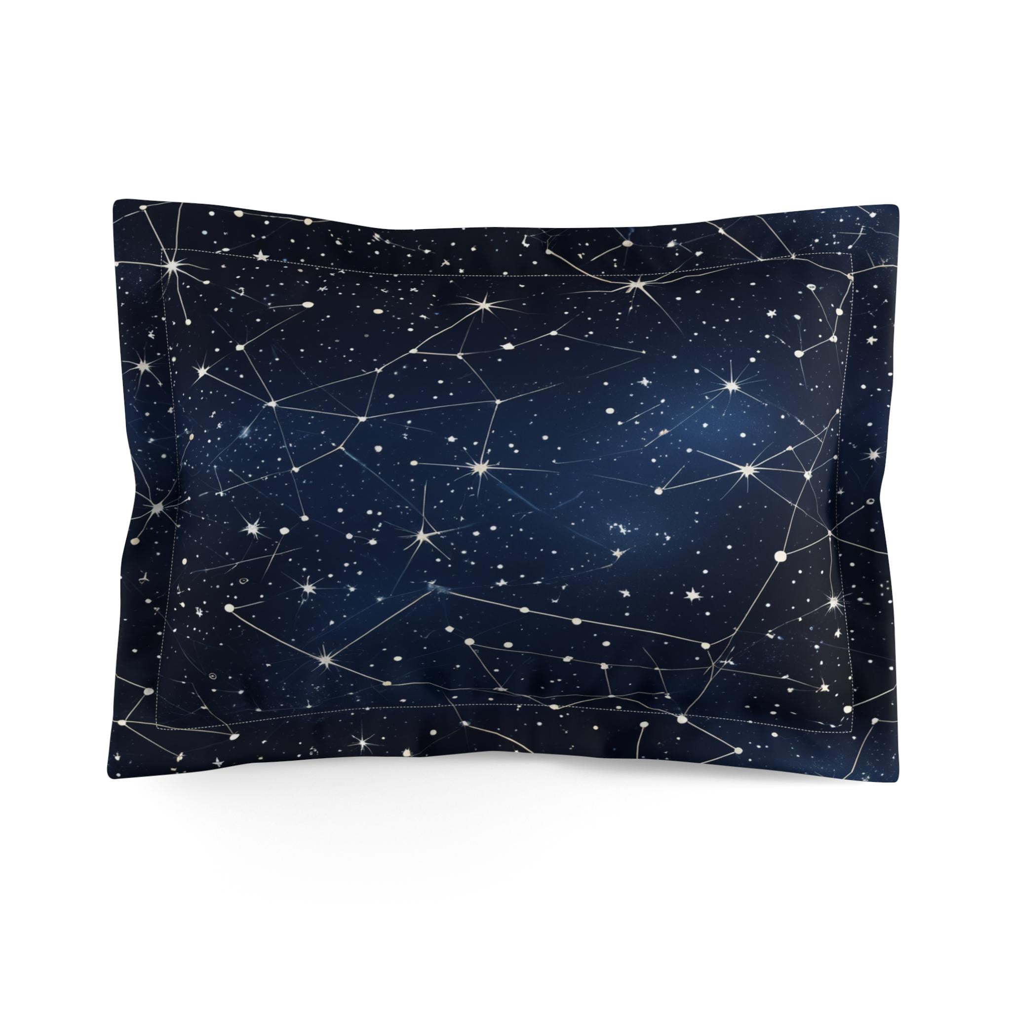 Celestial Constellation Duvet Cover Set With Matching Pillow Sham ...