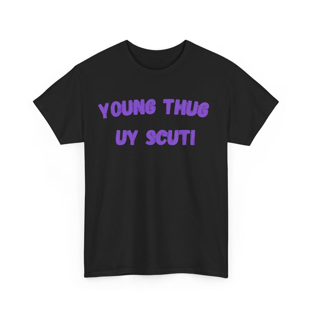 Young Thug T-shirt AY SCUTI Album YSL - Rap Album, Hip Hop Streetwear ...