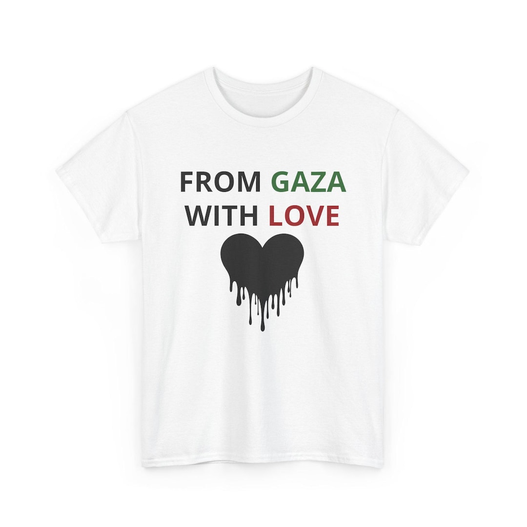 From Gaza With Love 2025 , Palestine Solidarity Shirt, Palestine ...