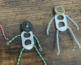 Soda Tab People Keychains - Etsy