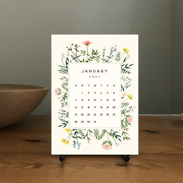 Flower Calendar - Etsy
