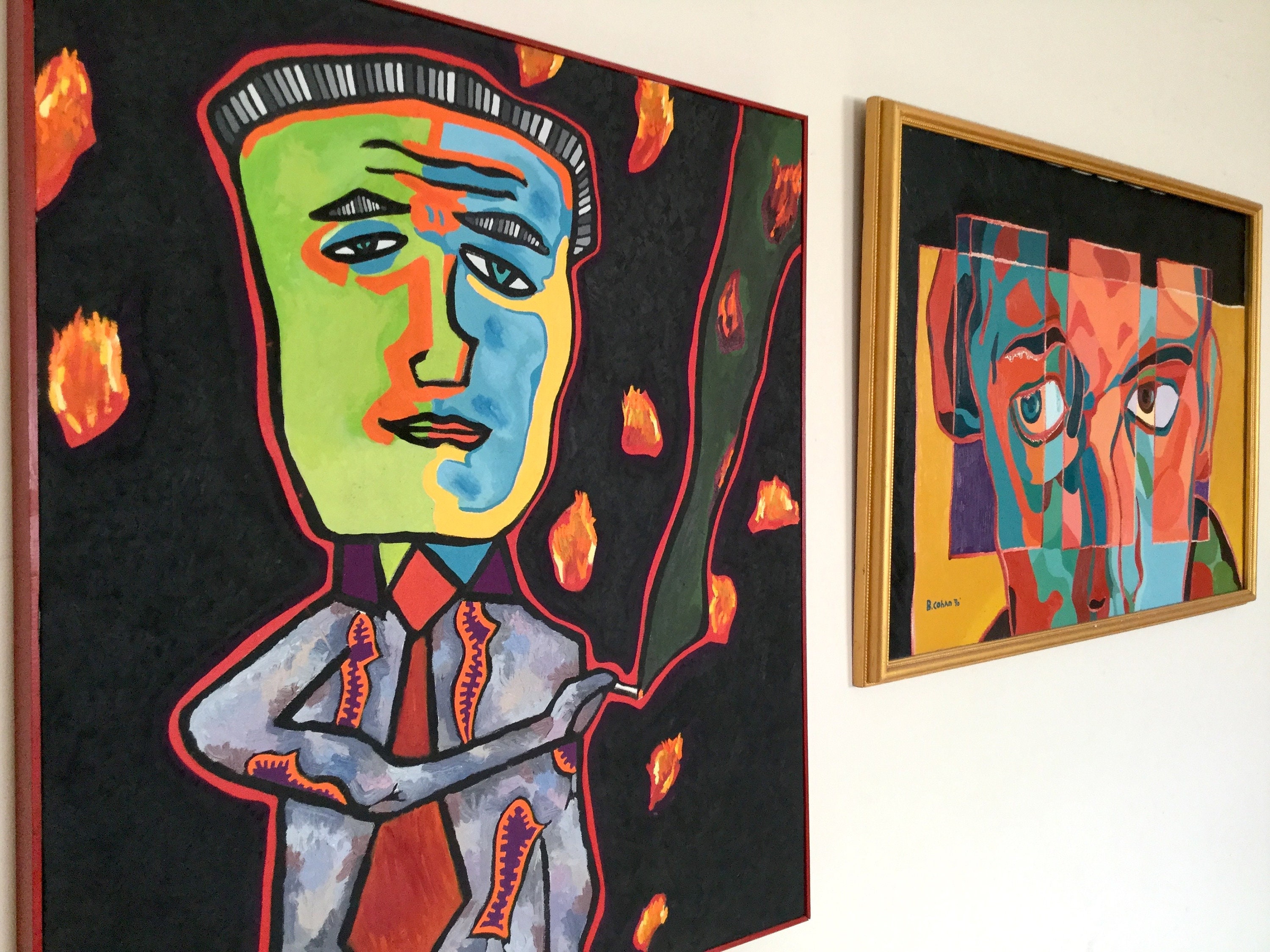 Original Cohan Oil Painting Titled max 32 - Etsy