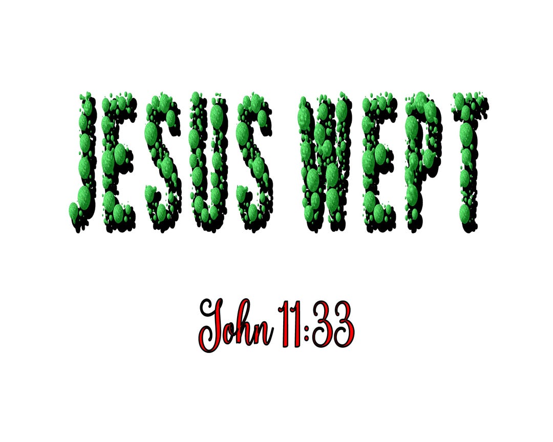 Jesus Wept Print. Inspirational Quote. Positive Quote. Printable. Wall ...