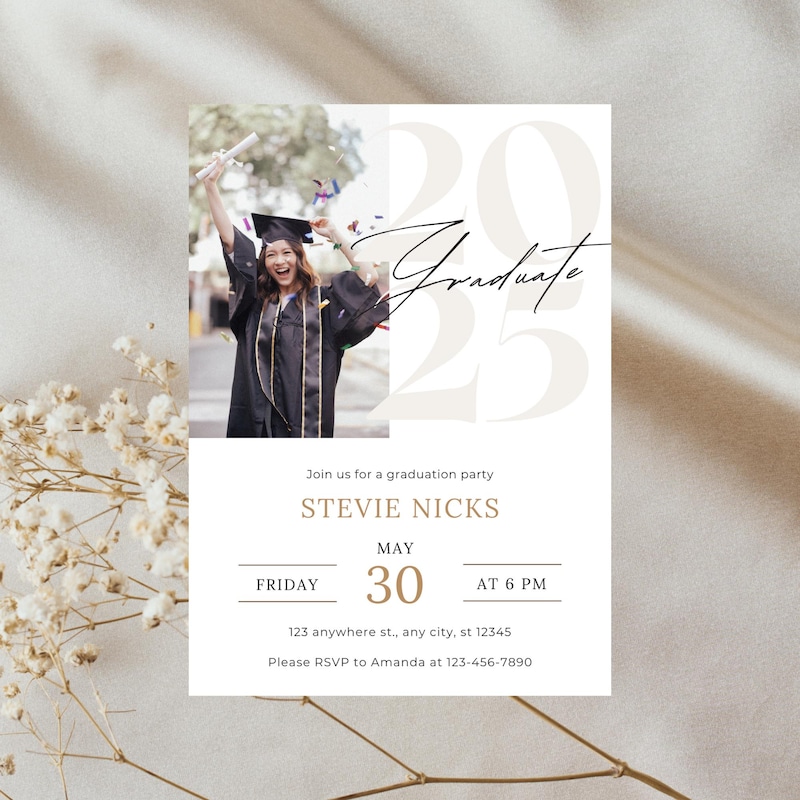 Graduation Party Invitations Doctorate - Etsy