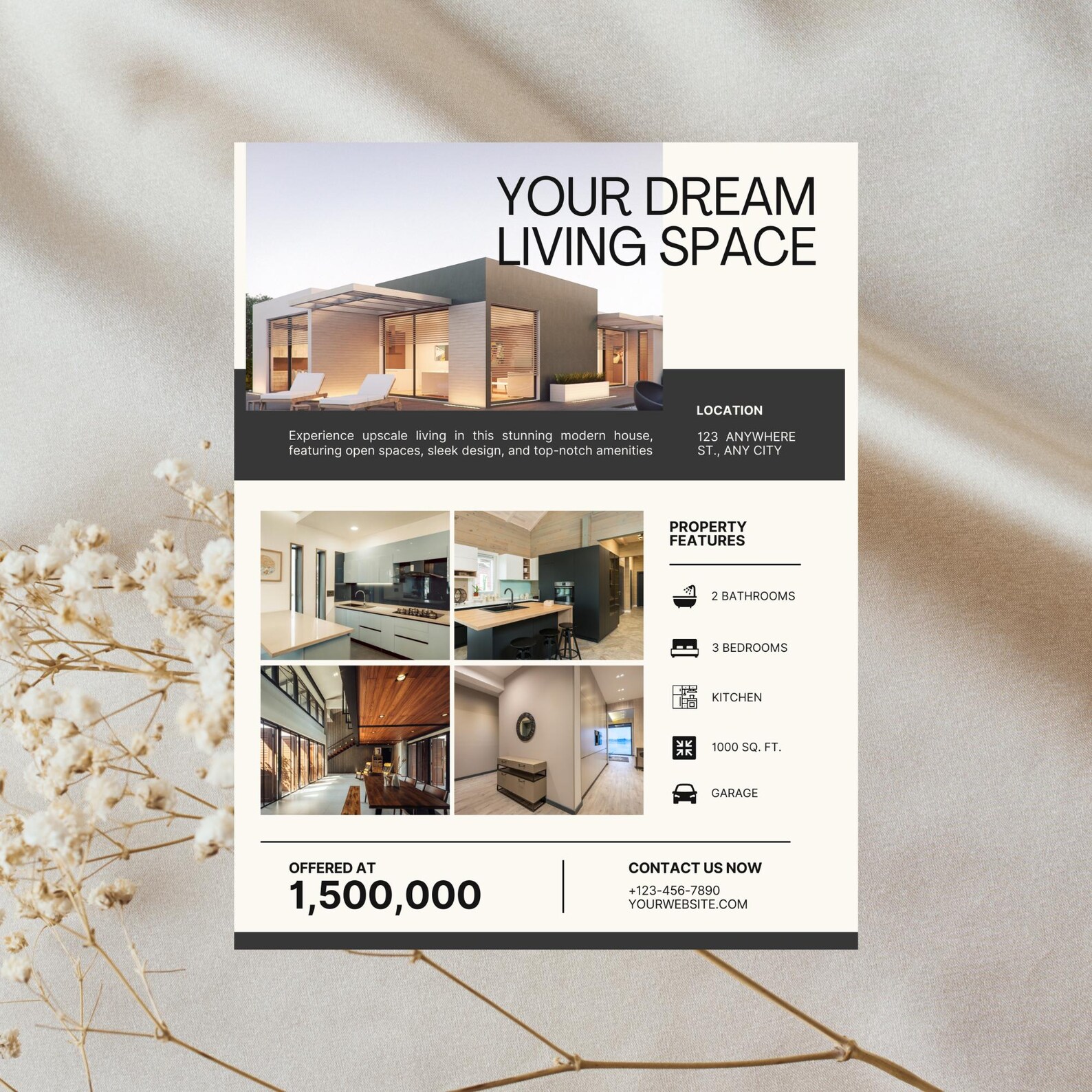 Real Estate Template - Instant and Digital Download - Customizable - Etsy