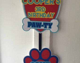 Paw patrol sign | Etsy