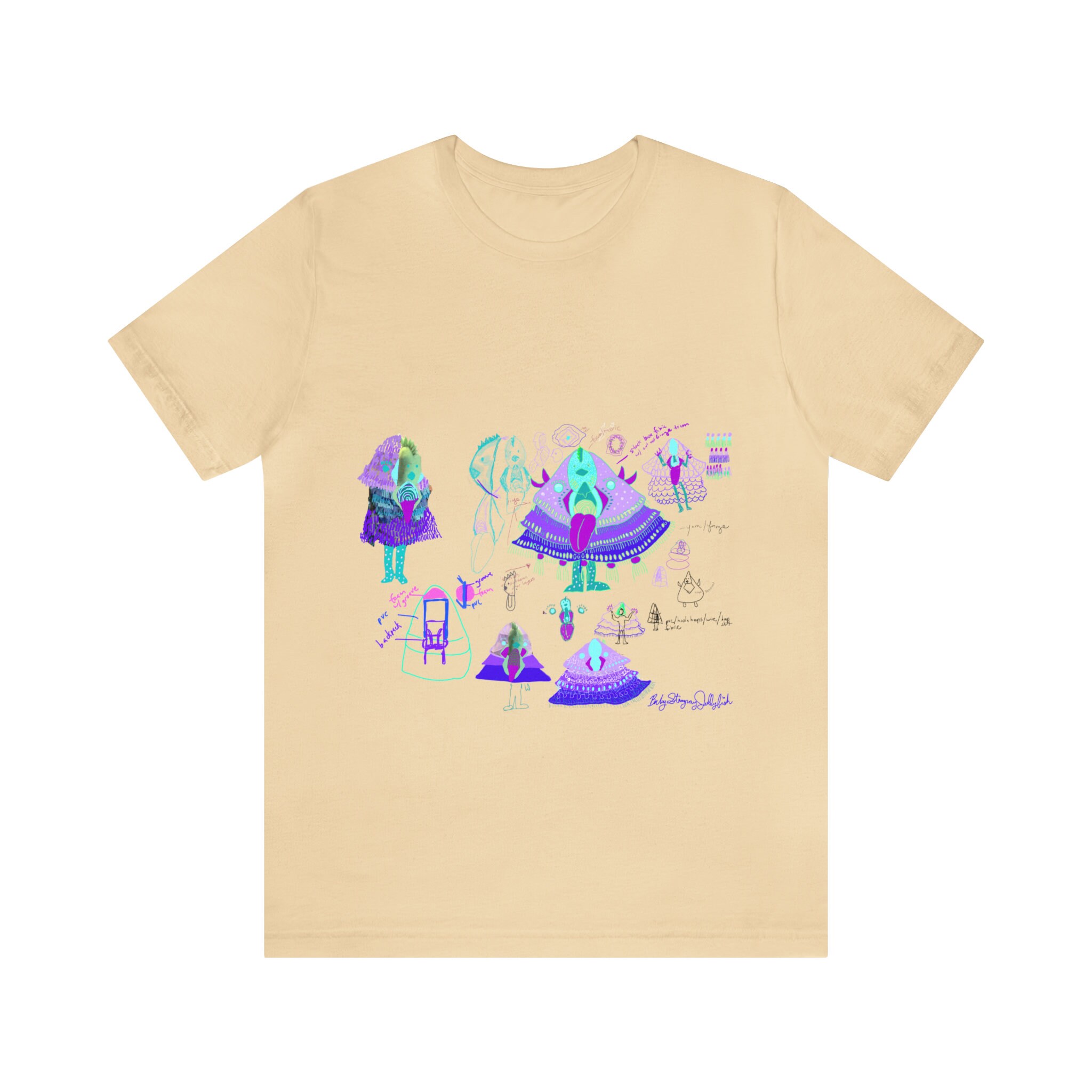 Baby Stingray Jellyfish Blueprint - Etsy