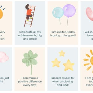 CHILDRENS AFFIRMATION CARDS Kids Printable - Etsy