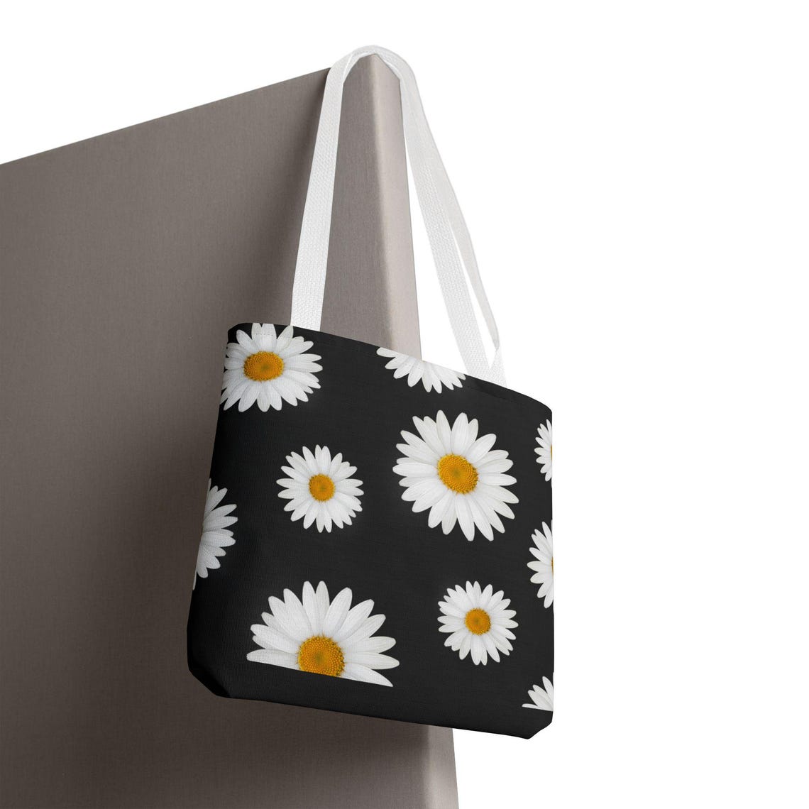Daisy Tote Bag - Colorful Straps, Fun Shopping Bag, Eco-friendly Tote ...