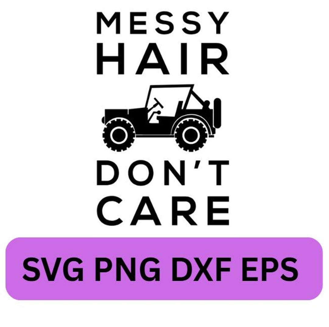Jeep Life Messy Hair SVG Bundle | Off-road Digital Files | Digital ...