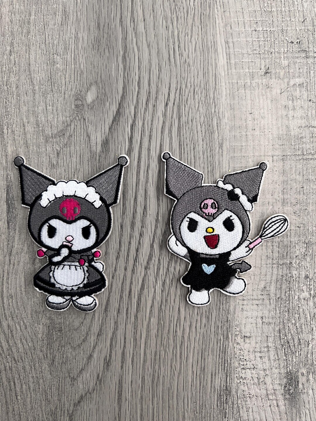 Kuromi Patch – Adhesive Patch for Clothing, Kawaii Embroidered Patch for Jackets, Backpacks, DIY ...