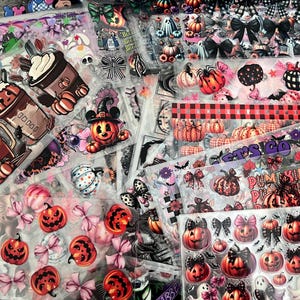 Halloween & Fall UV DTF Cup Wraps: Ready-to-press Bundle - Etsy