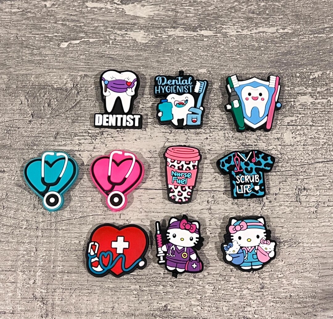 Nurse Pen Focals: Silicone Medical Charms for Beaded Pens - Etsy