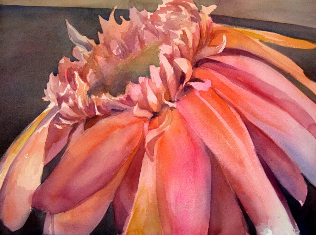 Gerbera - Floral Watercolor Original Painting by Sriwatercolors - 22 X ...