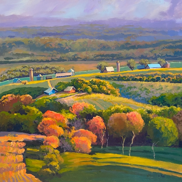 Iowa Landscape - Etsy