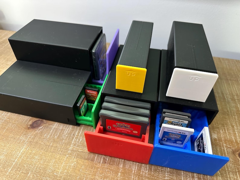 Stackable Game Cartridge Storage Drawers – Fits Nintendo Switch, DS ...