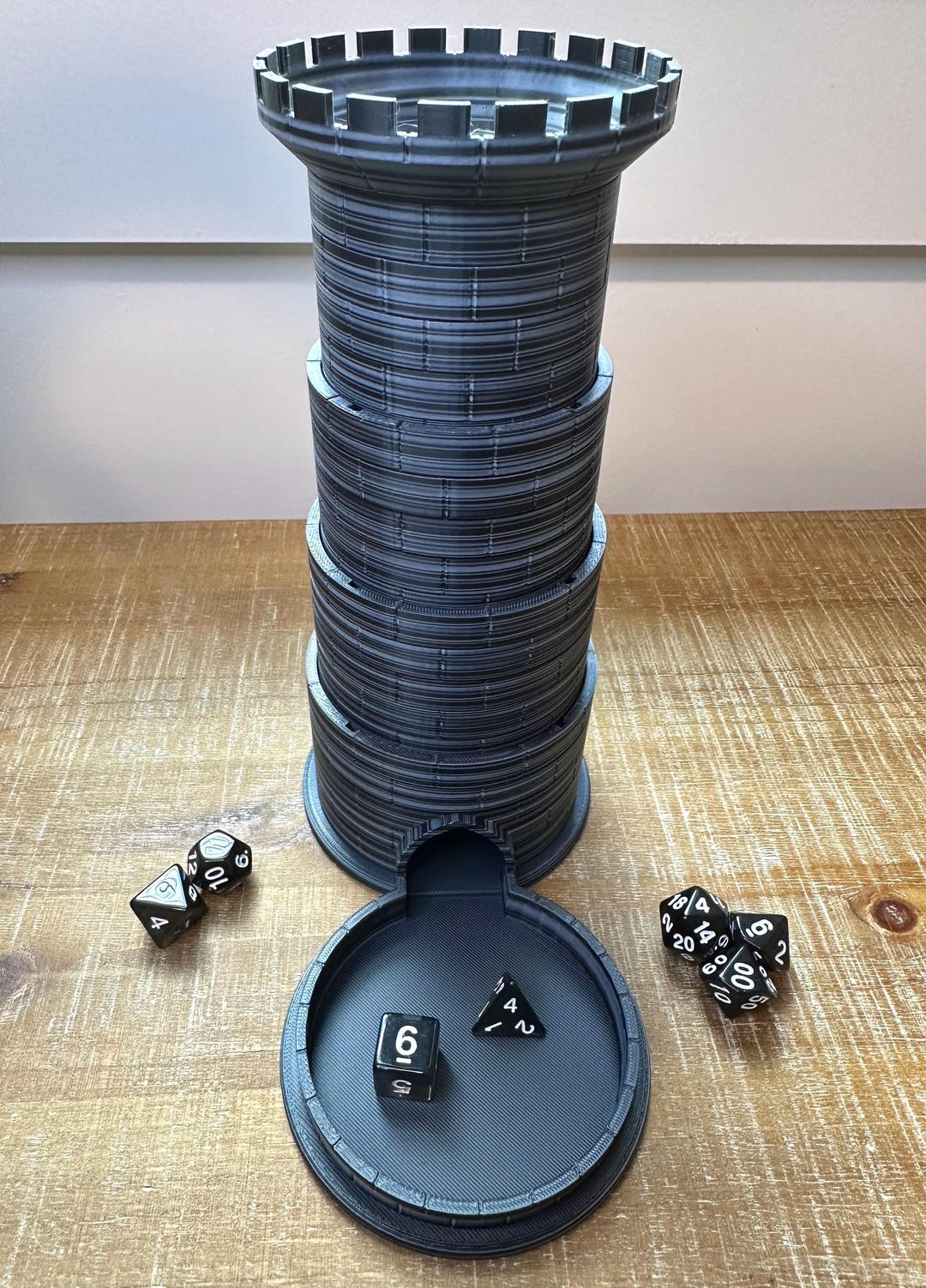 Collapsible Castle Dice Tower for Dnd, TTRPG, Pathfinder & Board Games ...
