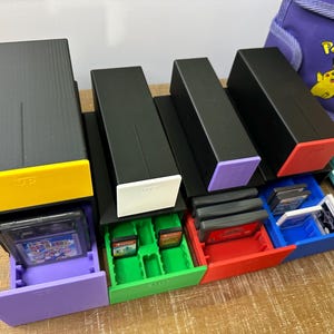 Stackable Game Cartridge Storage Drawers – Fits Nintendo Switch, DS ...