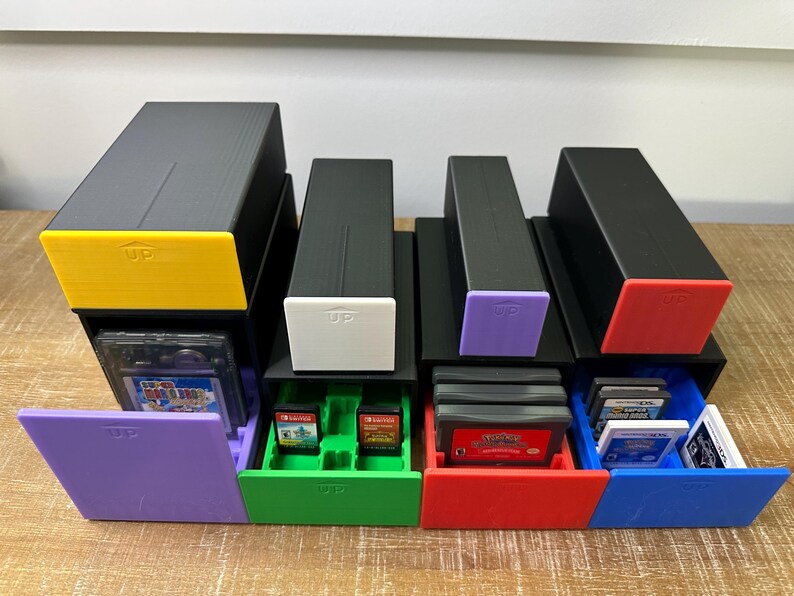 Stackable Game Cartridge Storage Drawers – Fits Nintendo Switch, DS ...