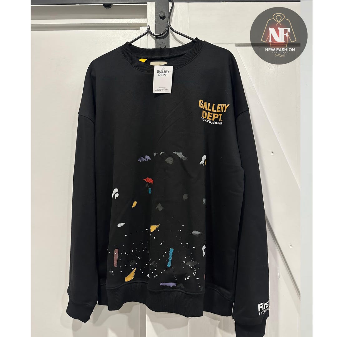Paint Splatter Gallery Dept. Sweatshirt | Unisex Graphic Pullover ...