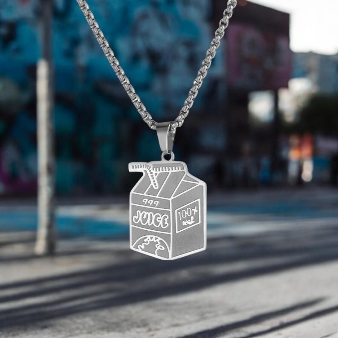 Hip Hop Energy Pendant Necklace | Stainless Steel Streetwear Jewelry ...