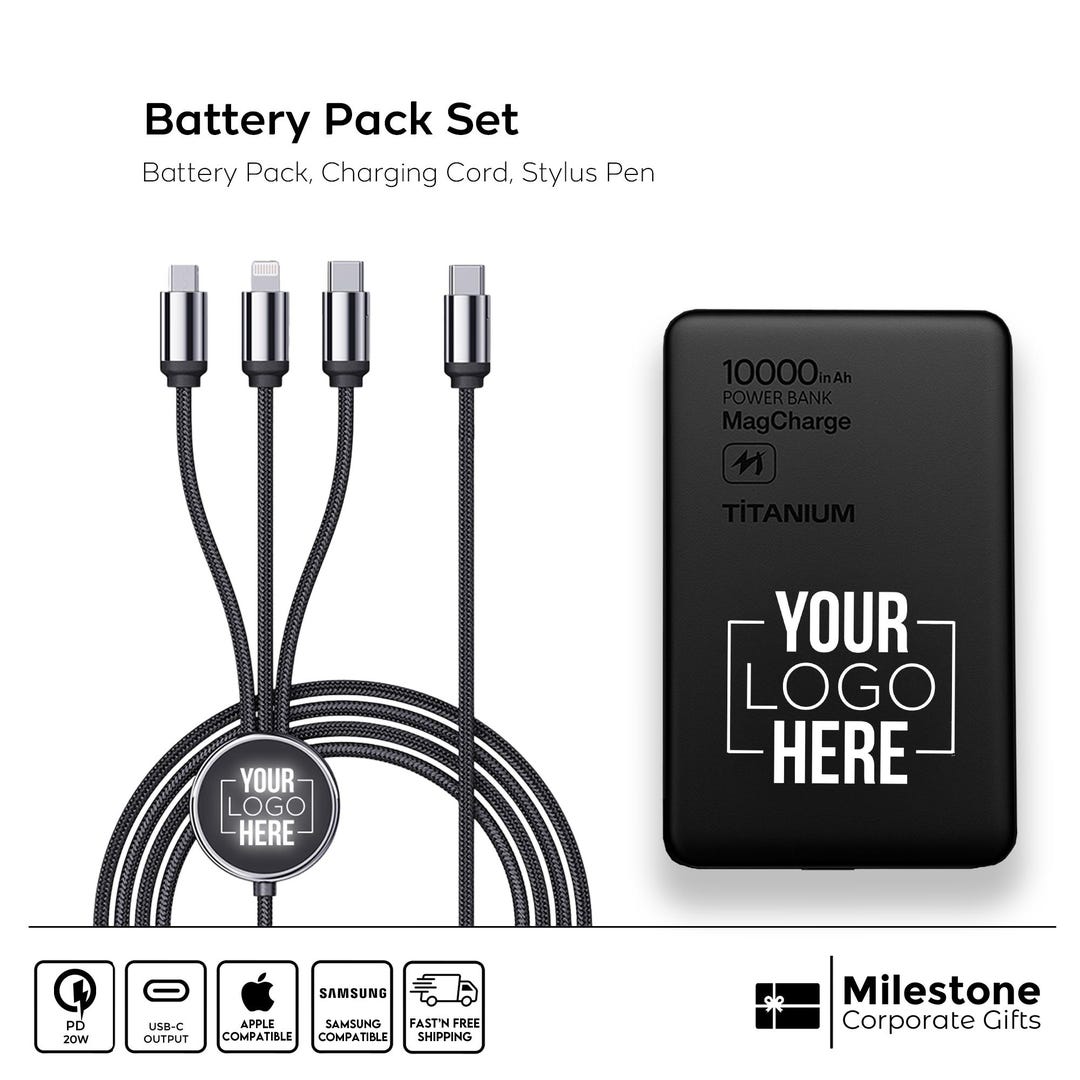 PWX-10, Personalized Portable Charger, Bulk Order Battery Pack, Company ...