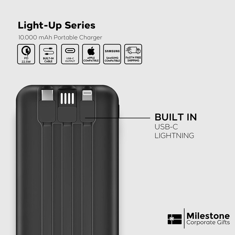 PWX-5, Personalized Portable Charger, Bulk Order Battery Pack, Company ...