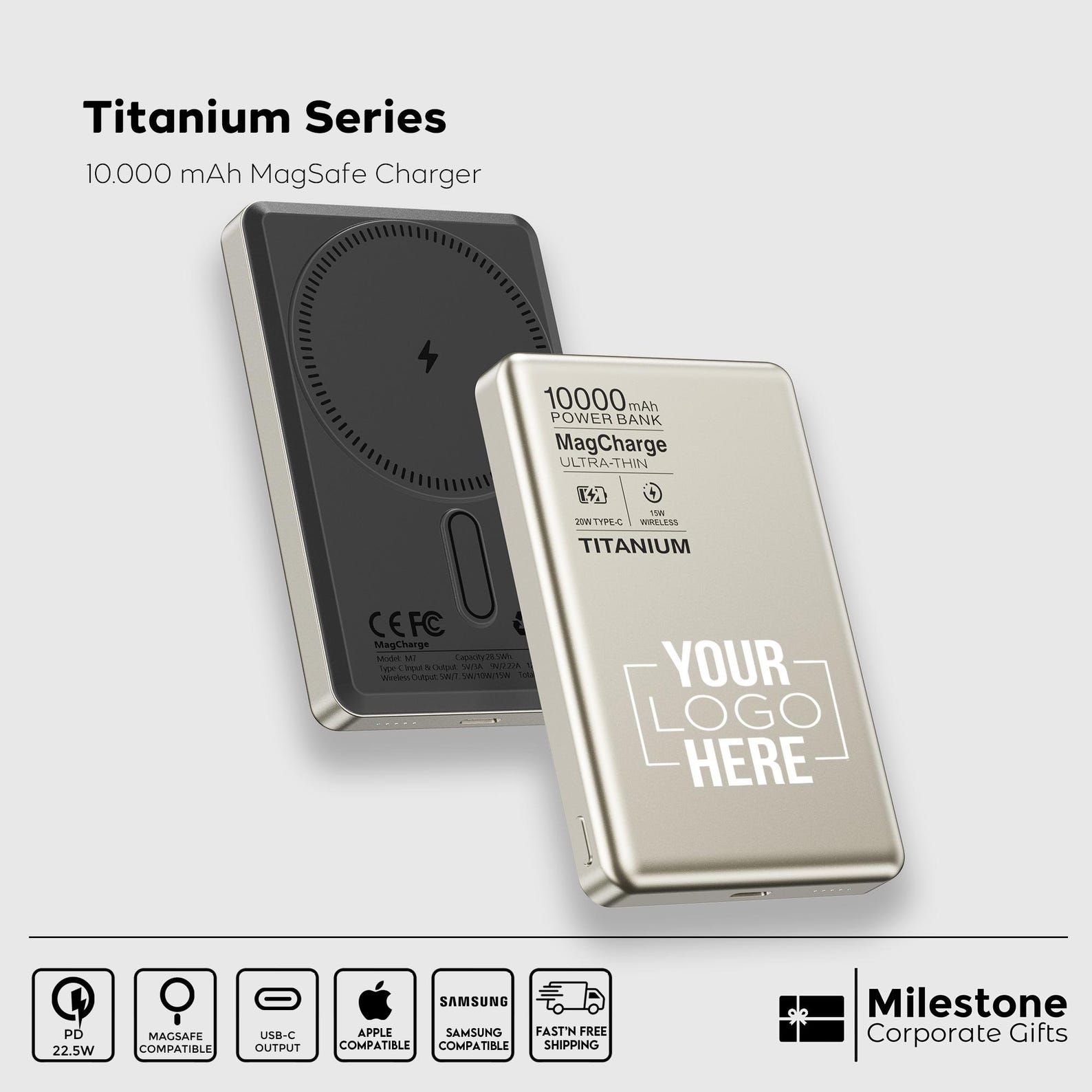 PWB-5, Personalized Portable Charger, Bulk Order Battery Pack, Company ...