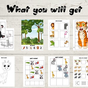 Toddler Busy Book Printable | Zoo Animals Learning Binder PDF | 34 Fun ...