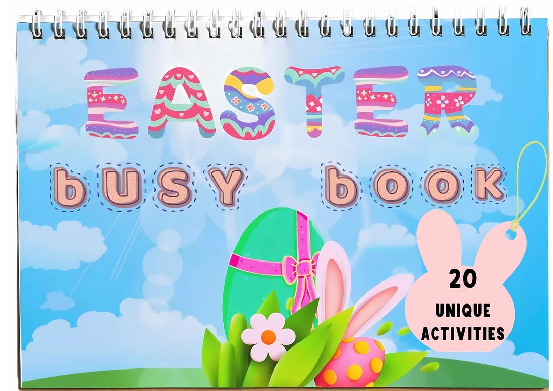 Easter Busy Book Printable PDF | Preschool Learning Binder | Printable ...