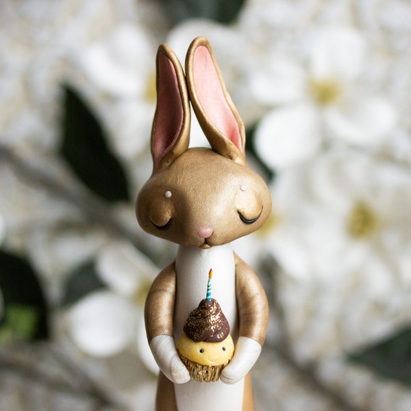 Rabbit Cake Topper - Etsy