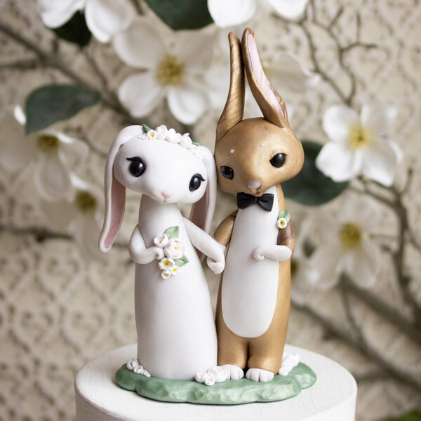 Rabbit Cake Topper - Etsy
