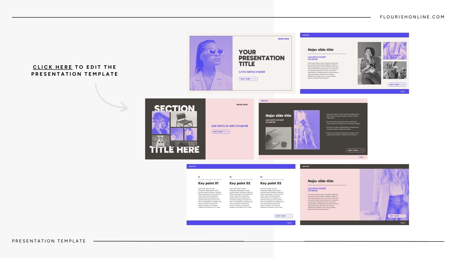 A Bold, Edgy Squarespace Template + Brand Kit for Coaches, Service ...