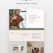 A Bold, Edgy Squarespace Template + Brand Kit for Coaches, Service ...