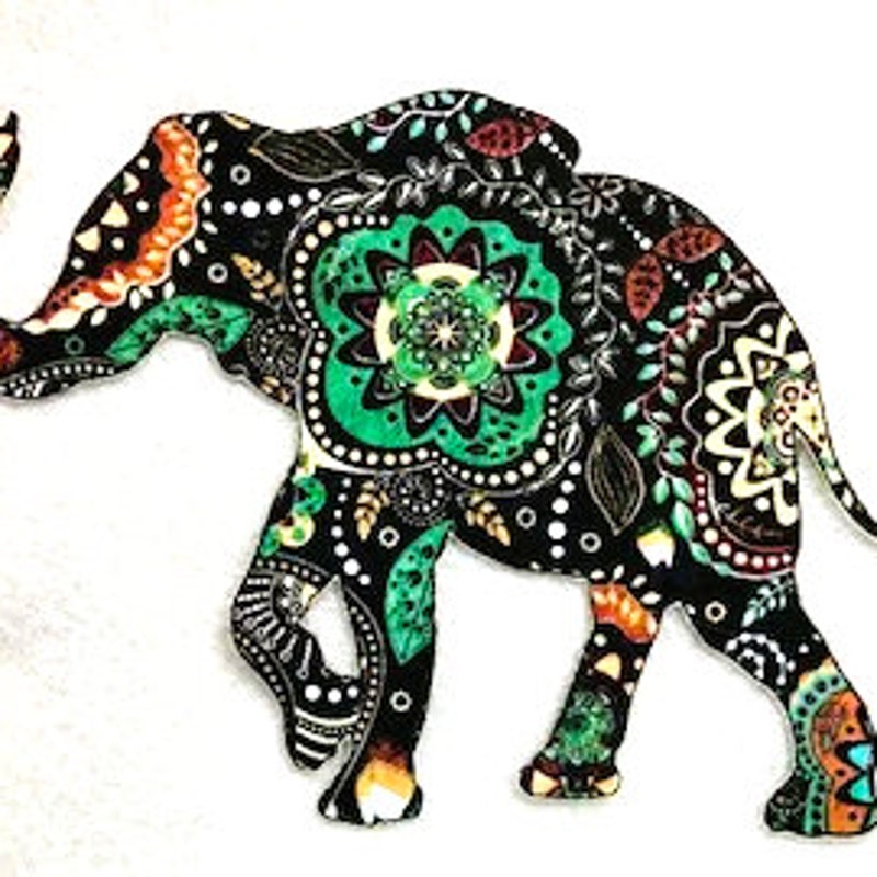 Elephant Applique - Etsy