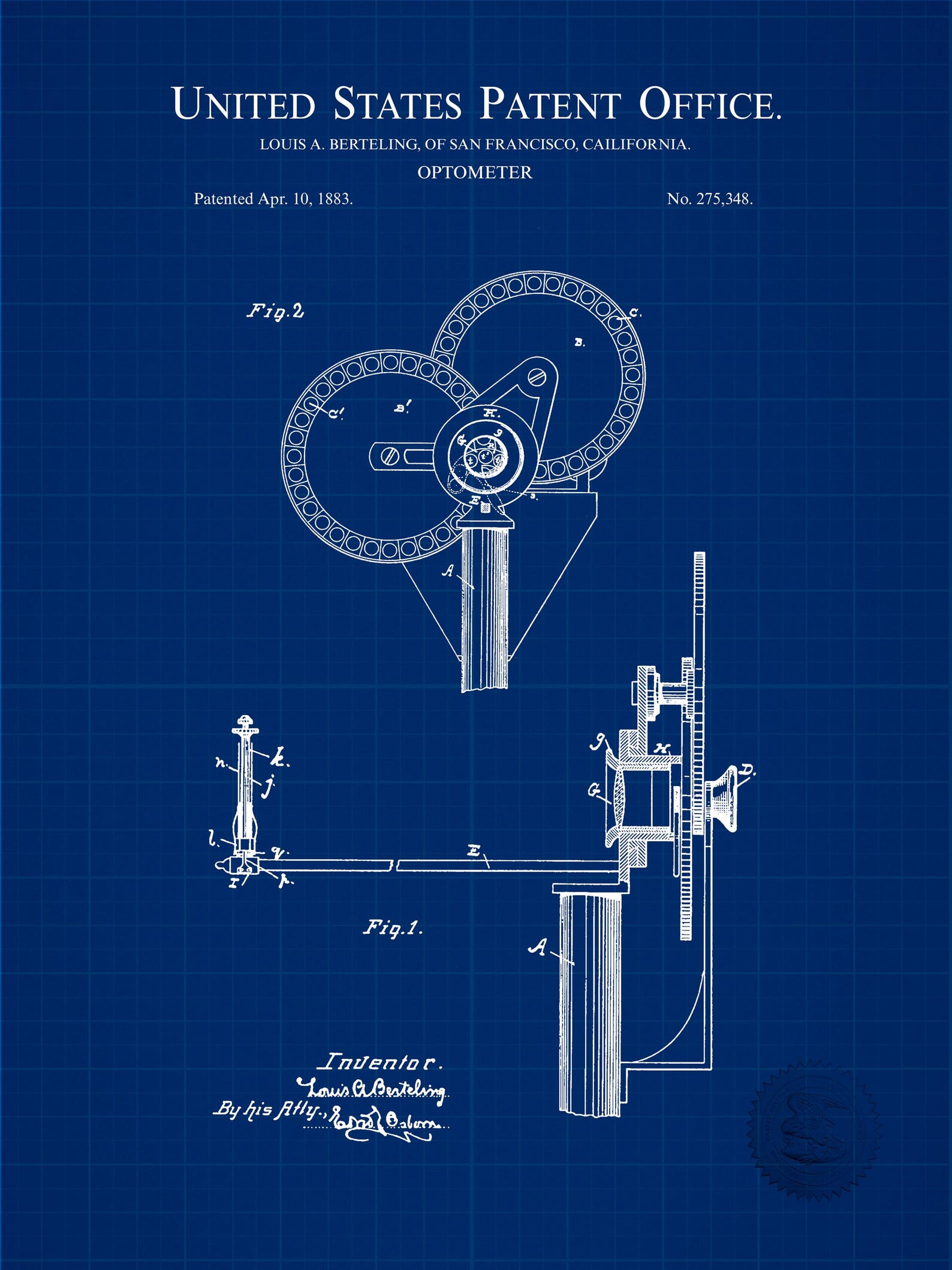 Optometry Patent Collection | Ready to Print Downloads | Eye Exam Tools ...