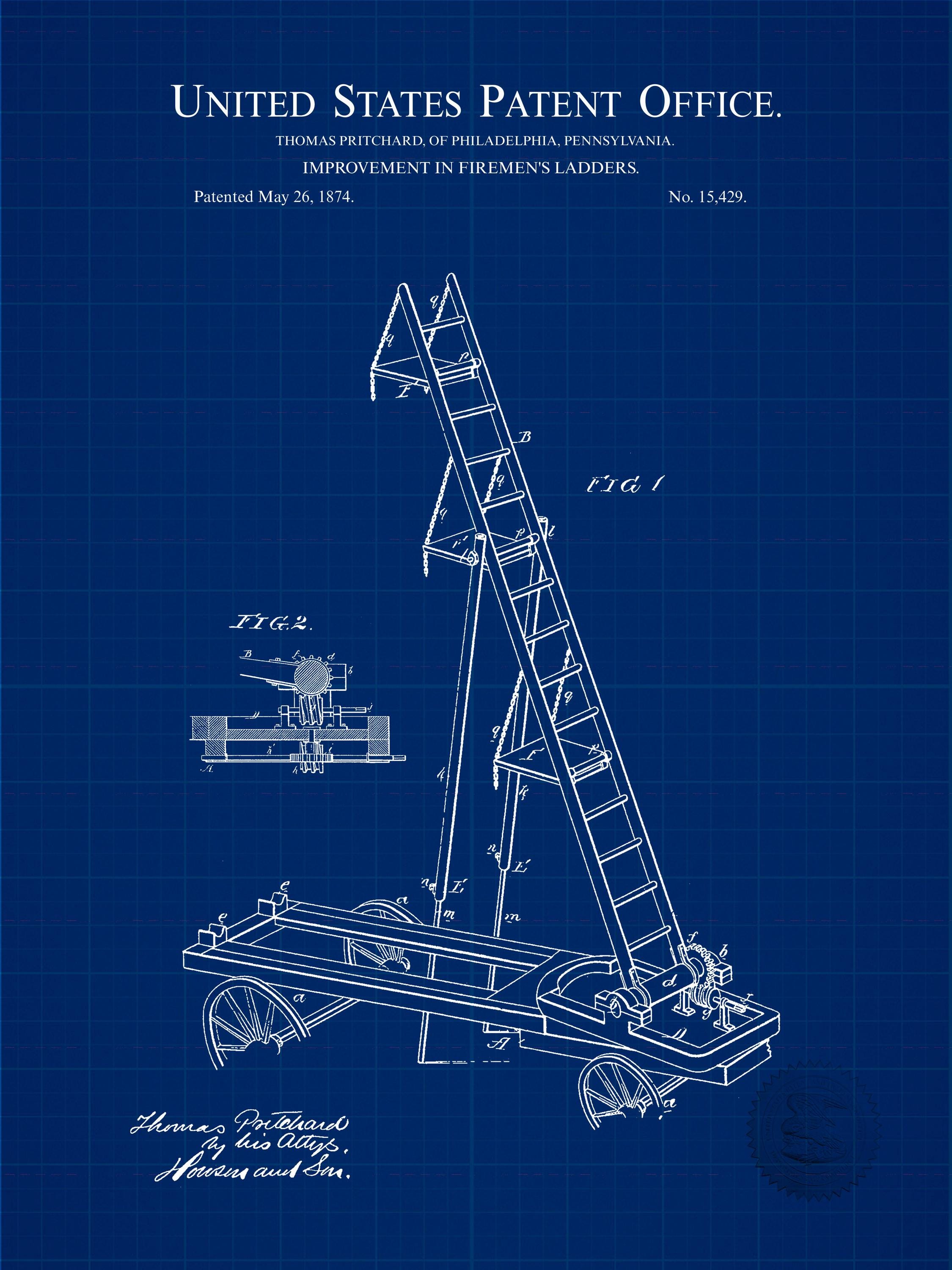 Historic Fire Equipment Patents | Set of 6 JPG Downloads | 1800s–1900s ...