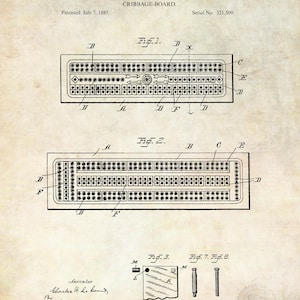 Classic Board Game Patents | 6 JPG Image Downloads | Antique Background ...