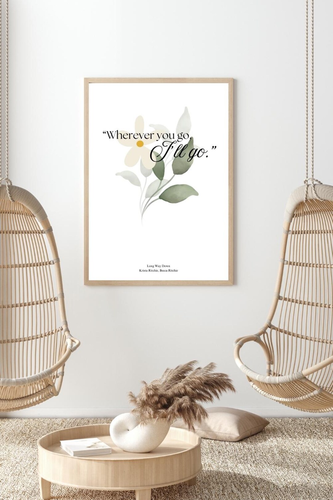 Long Way Down Digital Wall Art, Book Inspired Poster, Addicted to You ...