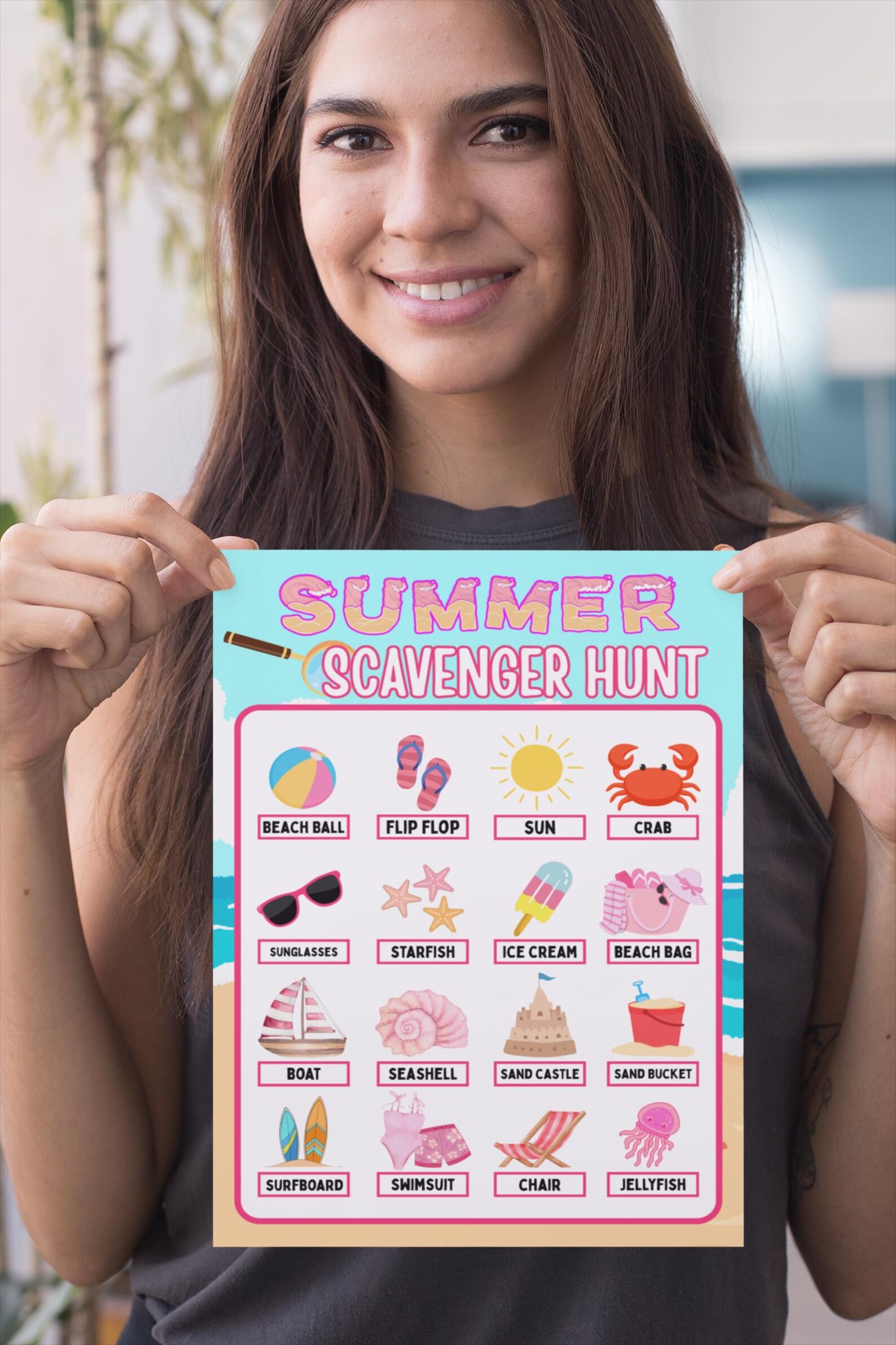 Summer Scavenger Hunt: Beach & Pool Party Game (digital Download) - Etsy