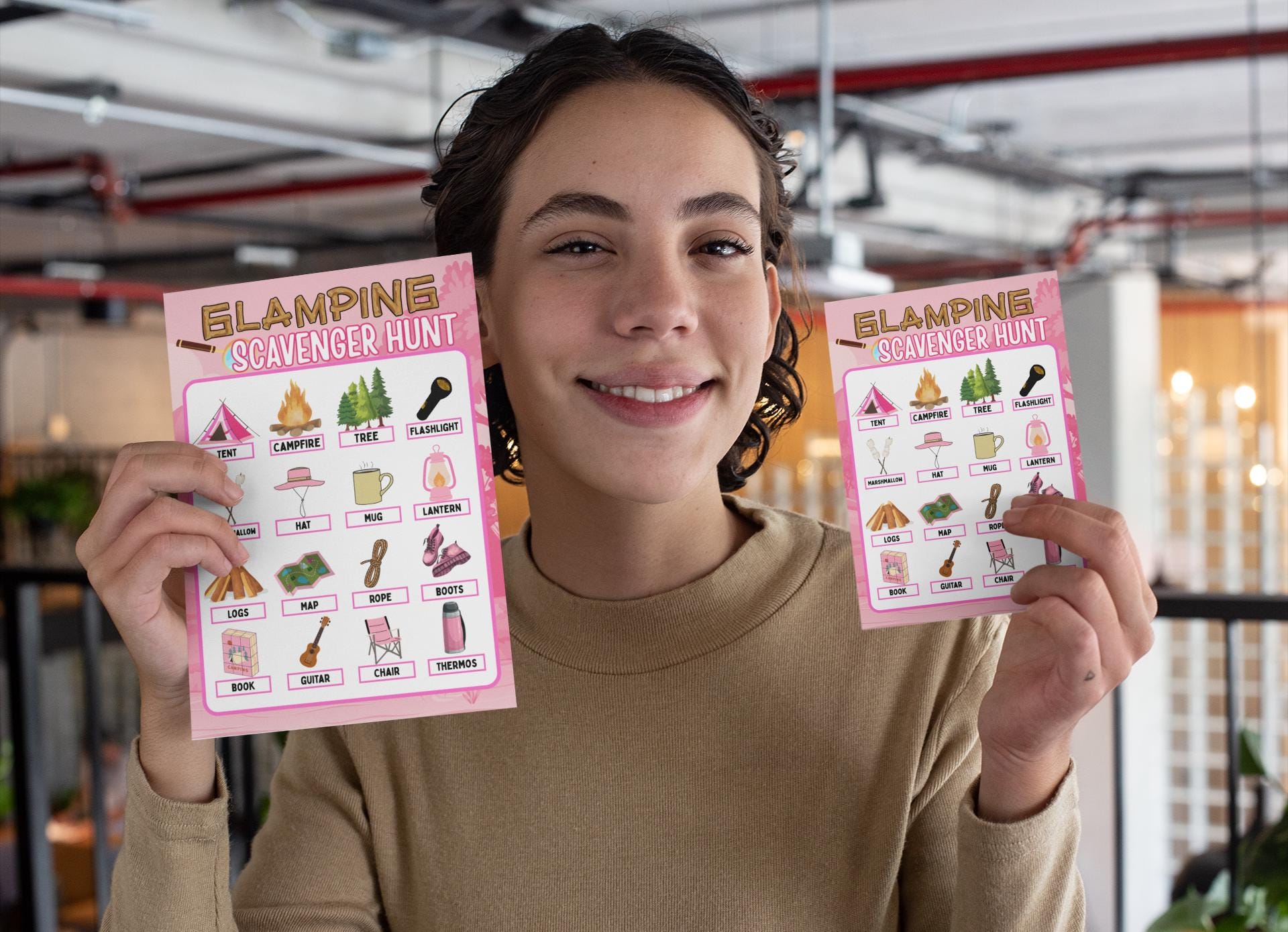 Glamping Scavenger Hunt, Camp Hunt, Outdoor Scavenger Hunt, Wildnerness ...