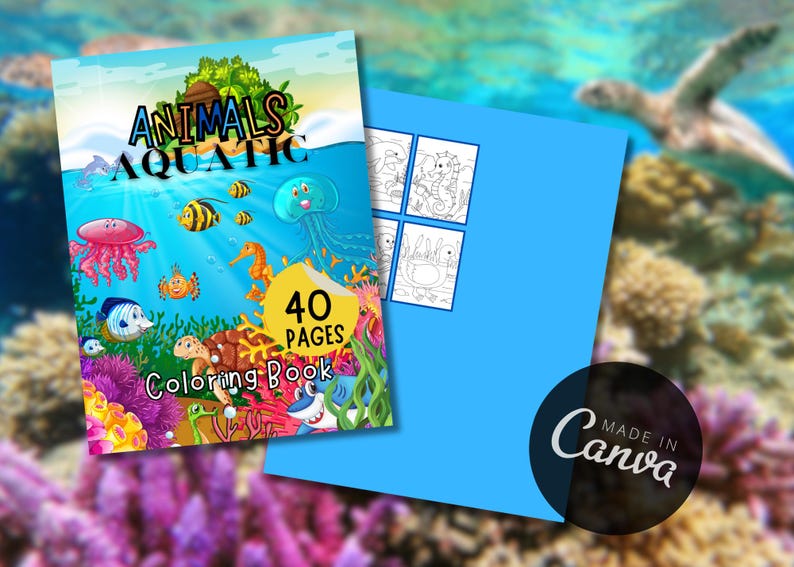 Sea Animals Coloring, Ocean Animals Coloring Pages, Sea Animals ...