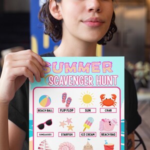 Summer Scavenger Hunt: Beach & Pool Party Game (digital Download) - Etsy